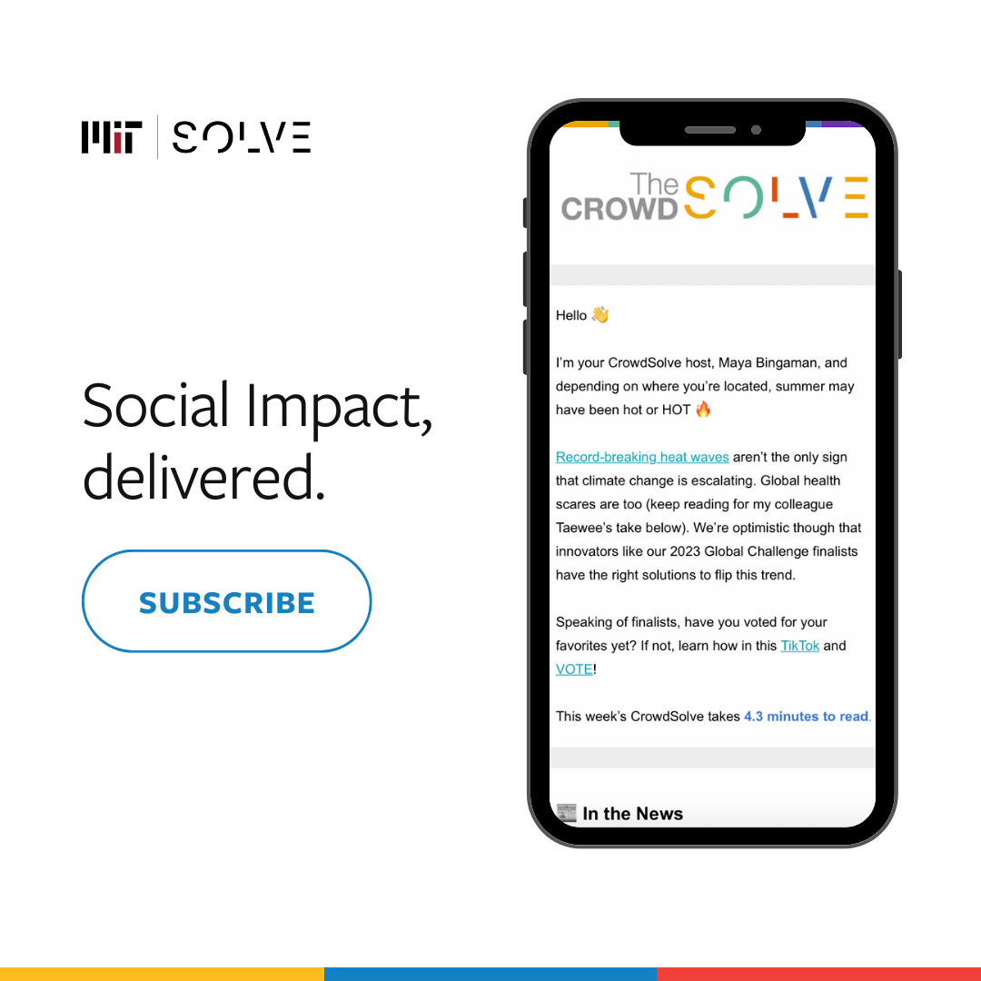 CrowdSolve Newsletter | Social Impact | MIT Solve